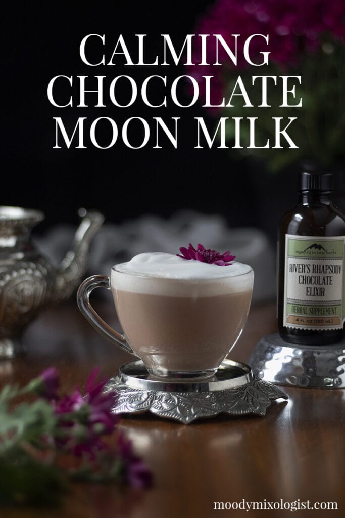 Calming Chocolate Moon Milk - Moody Mixologist
