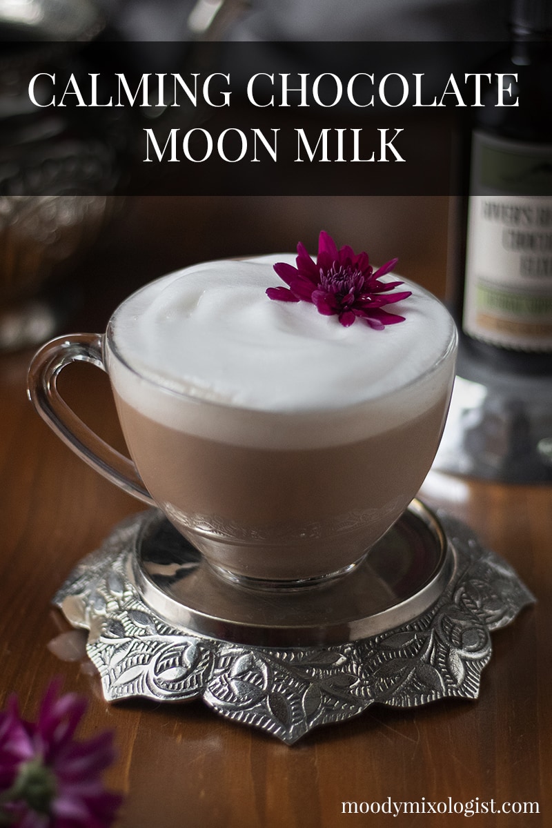 Calming Chocolate Moon Milk - Moody Mixologist
