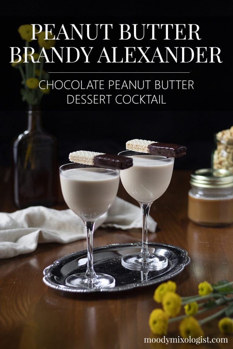 Peanut Butter Brandy Alexander - Moody Mixologist