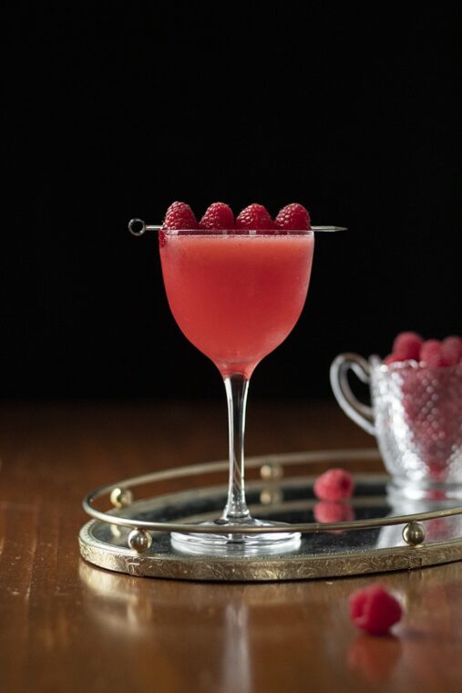 Raspberry Passion Fruit Tequila Sour - Moody Mixologist