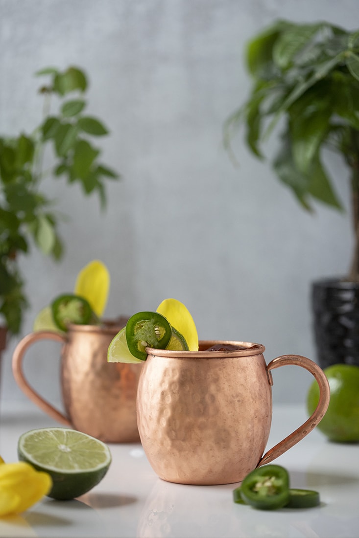 Spicy Jalapeno Mule Mocktail Recipe - Moody Mixologist