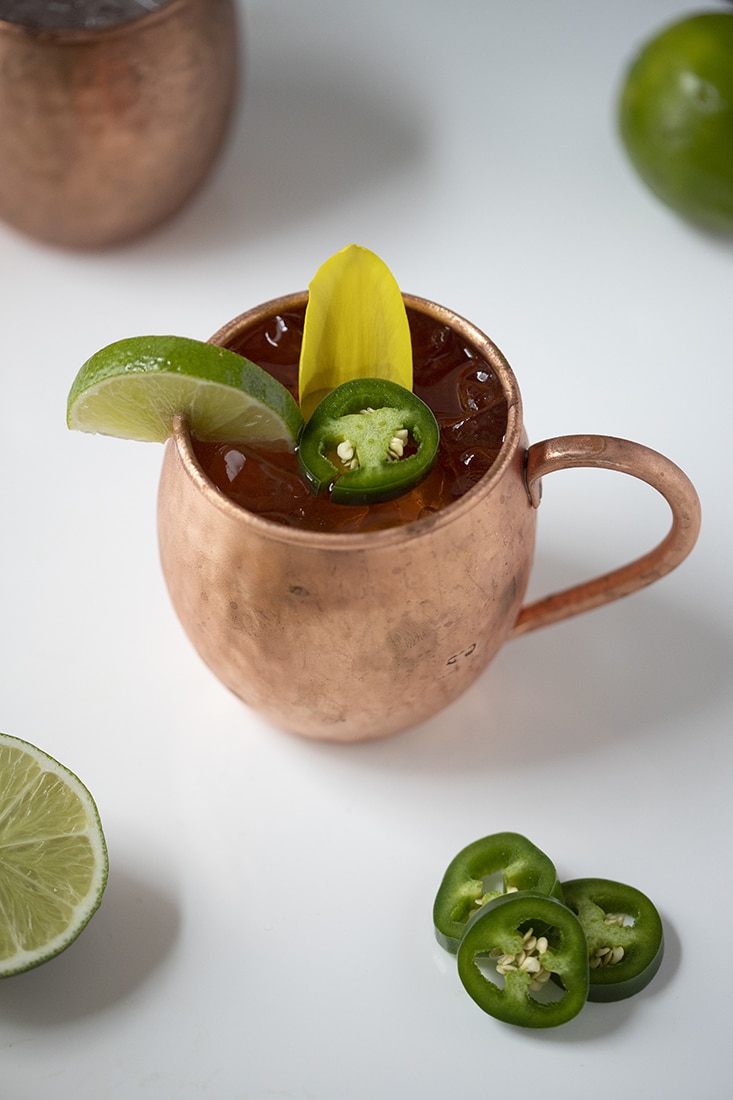 Spicy Jalapeno Mule Mocktail Recipe - Moody Mixologist
