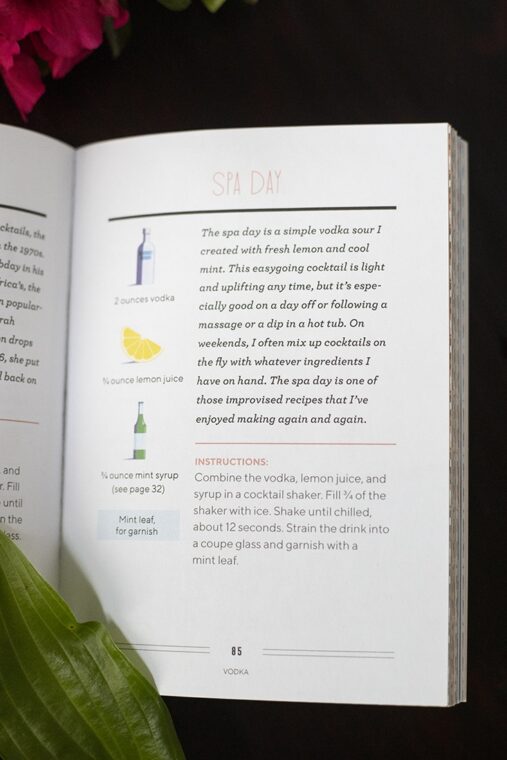 Spa Day - a Vodka Cocktail with Lemon and Mint - Moody Mixologist