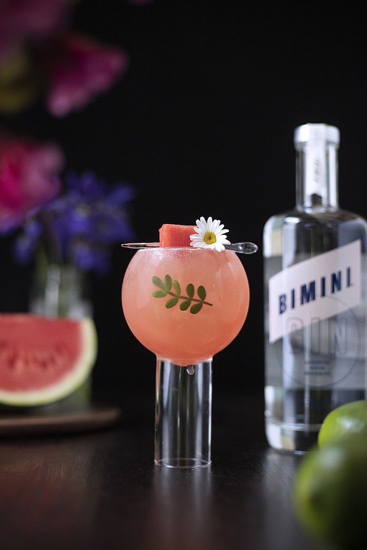 Strawberry Watermelon Gin Cooler - Moody Mixologist