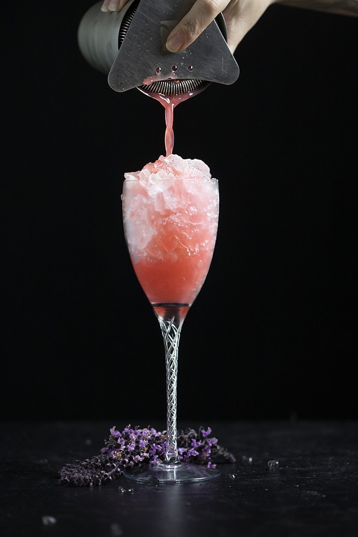 Raspberry Basil Blossom Gin Smash - Moody Mixologist