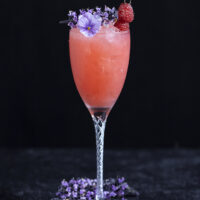Raspberry Basil Blossom Gin Smash - Moody Mixologist