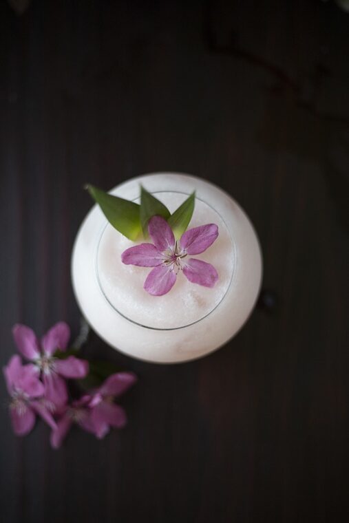 Beach Blossom - a Tropical Rum Cocktail for Summer - Moody Mixologist