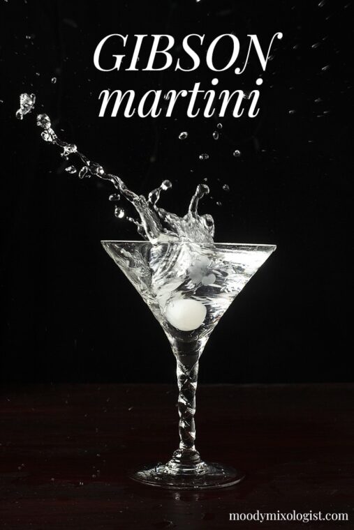 Gibson Martini - Moody Mixologist