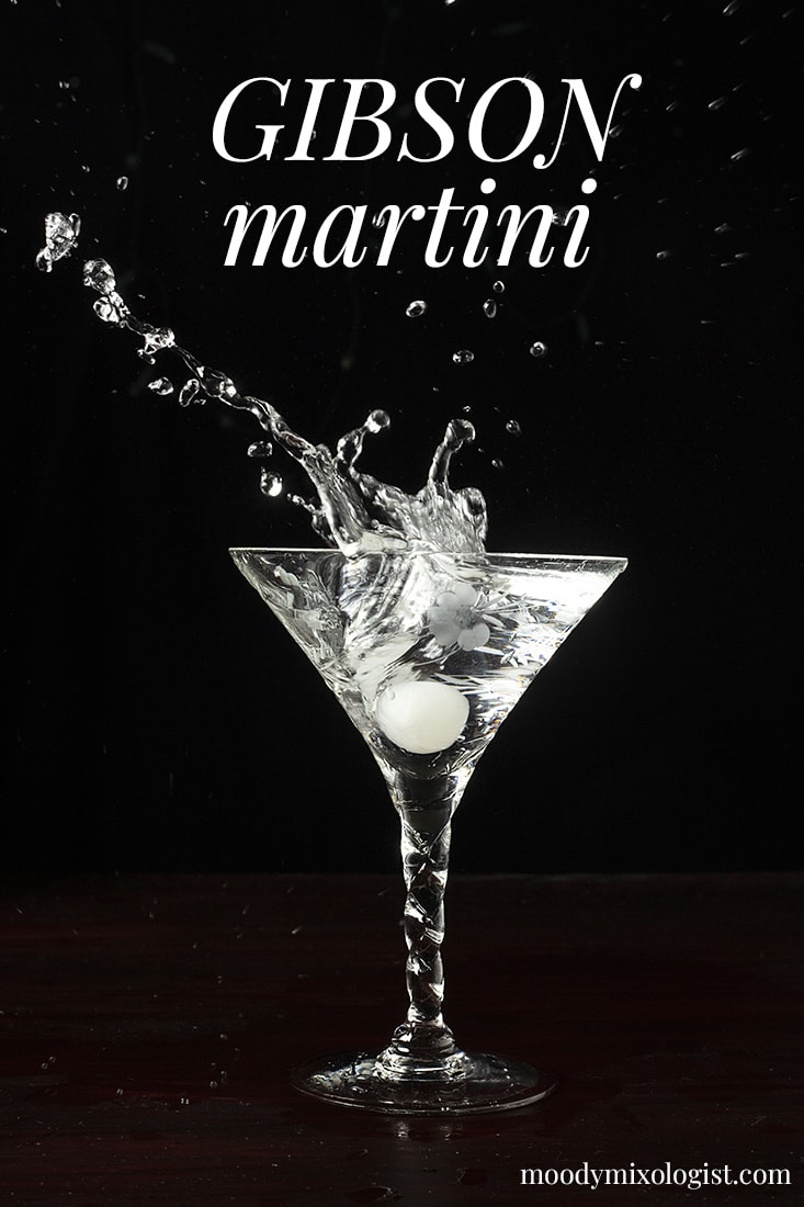Gibson Martini - Moody Mixologist