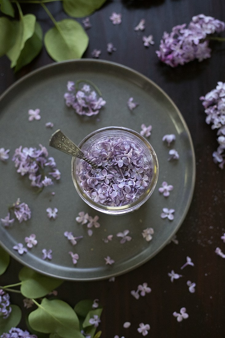 How to Make Lilac Simple Syrup - Moody Mixologist