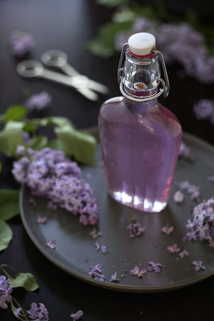 How to Make Lilac Simple Syrup - Moody Mixologist
