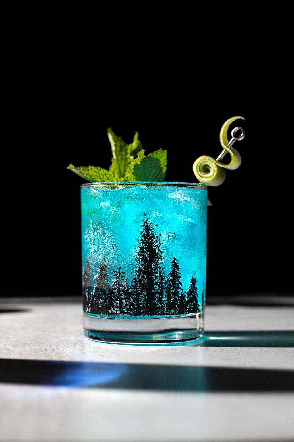 Blue Skies Ahead (Sparkling Sake Cocktail) - Moody Mixologist