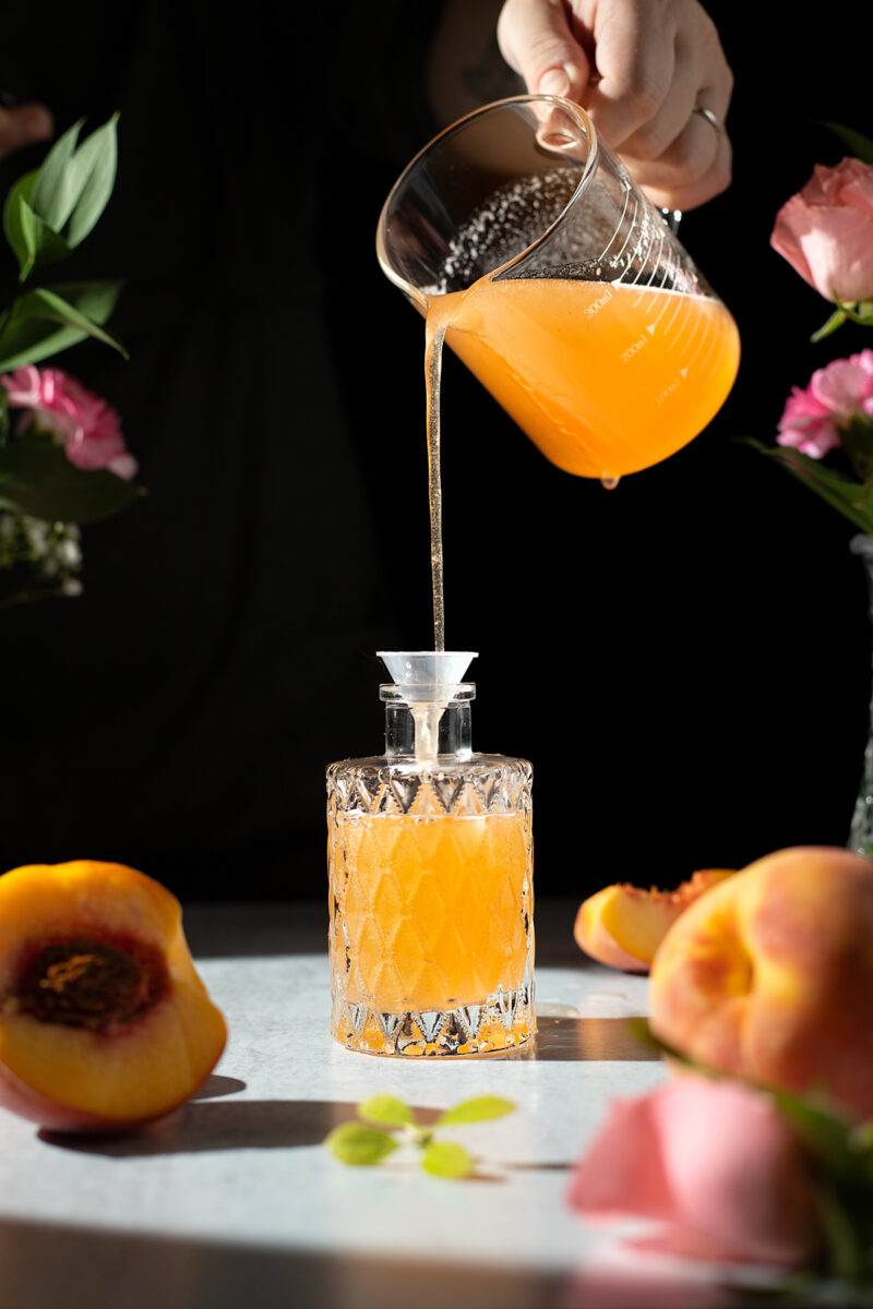 Easy Fresh Peach Syrup Recipe - Moody Mixologist
