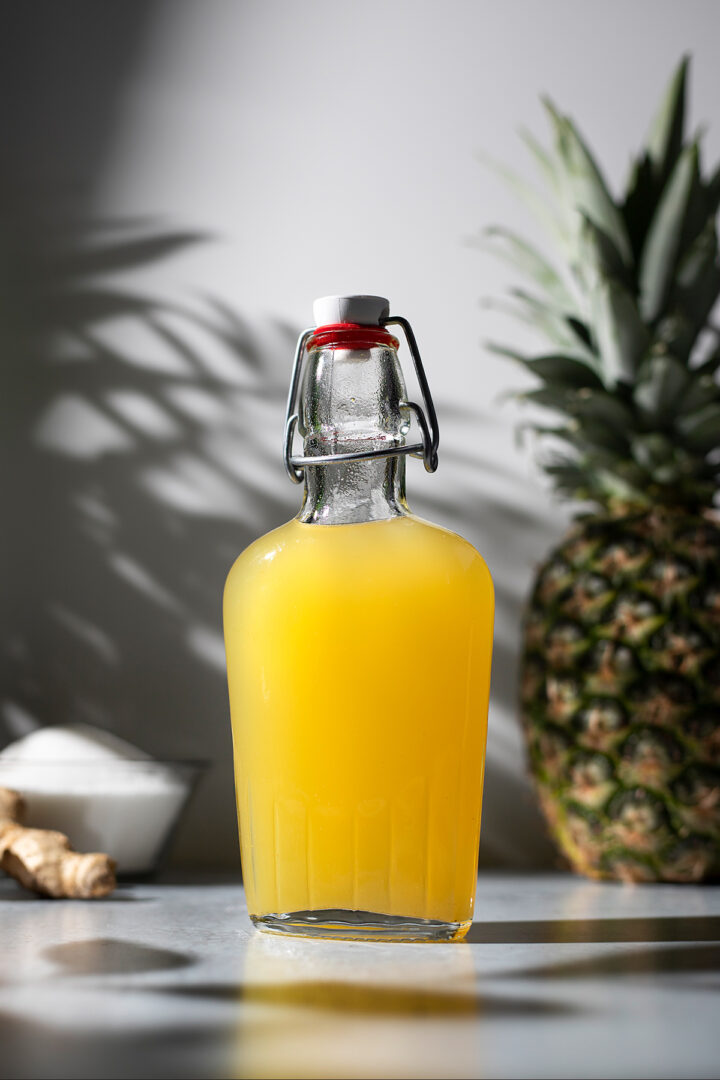 Easy Pineapple Ginger Syrup - Moody Mixologist