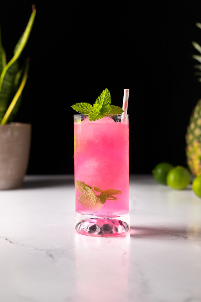 Pink Coconut Mojito - Moody Mixologist