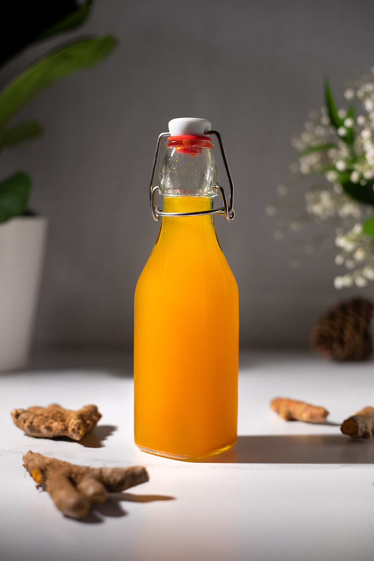 Turmeric Ginger Simple Syrup - Moody Mixologist
