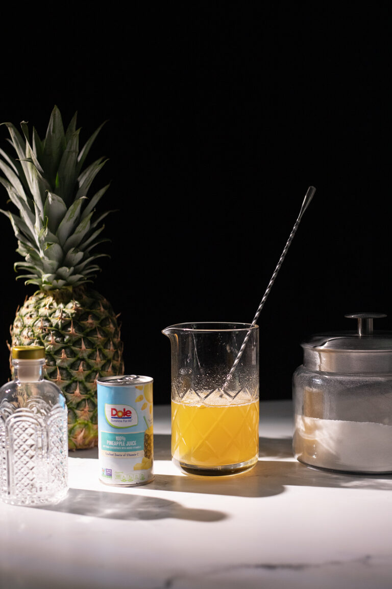 Quick Pineapple Simple Syrup - Moody Mixologist