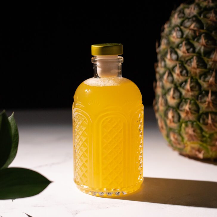 Quick Pineapple Simple Syrup - Moody Mixologist