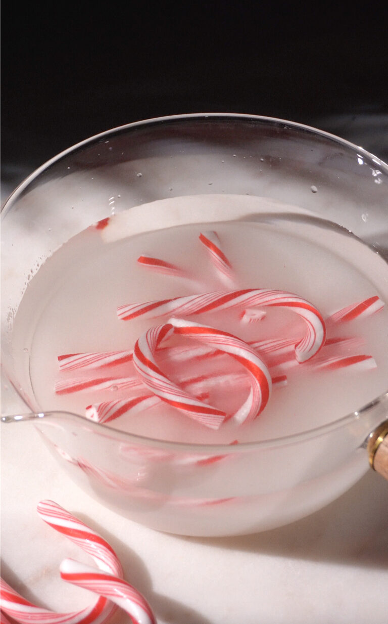 Candy Cane Simple Syrup Recipe - Moody Mixologist